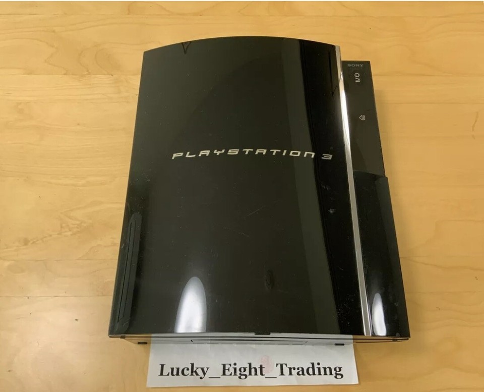 PS3 Clear Black CECHA 60GB Console Box PlayStation 3 Fat [BOX] | eBay