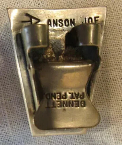 Vintage Signed Anson Joe Native American Southwestern Bolo Toe With ...