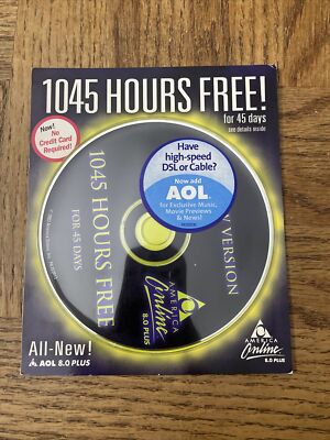 America Online 8.0 Plus PC Software | eBay