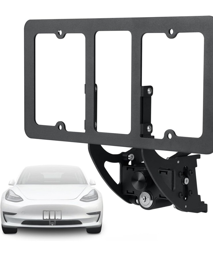 Tesla Front License Plate Holder | eBay