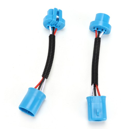 2pcs 9007 Male-Female Socket Wiring Harness Universal Wire Extension ...