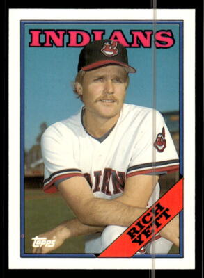 Rich Yett 1988 Topps Tiffany #531 Cleveland Indians | eBay