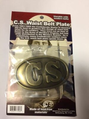 CSA CONFEDERATE CIVL WAR REPLICA WAIST BELT BUCKLE PLATE NEW | eBay