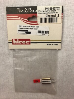 Hi-Tec 6642702 27mHz AM/FM Single Conversion Receiver Xt Crystal ...