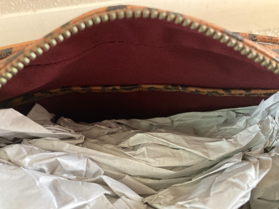 JOHNNY WAS Biya JWLA 3J Workshop Uriah Leopard Embroidered Leather ...