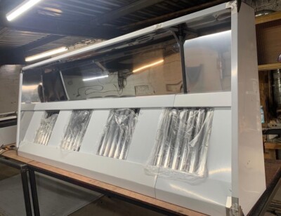 Commercial kitchen Extraction Canopies Hoods with full Extraction Kit ...