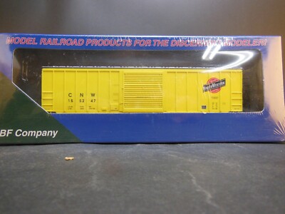 HO SCALE LBF CO. CHICAGO & NORTH WESTERN CNW 155247 52' ACF BOX CAR KIT ...