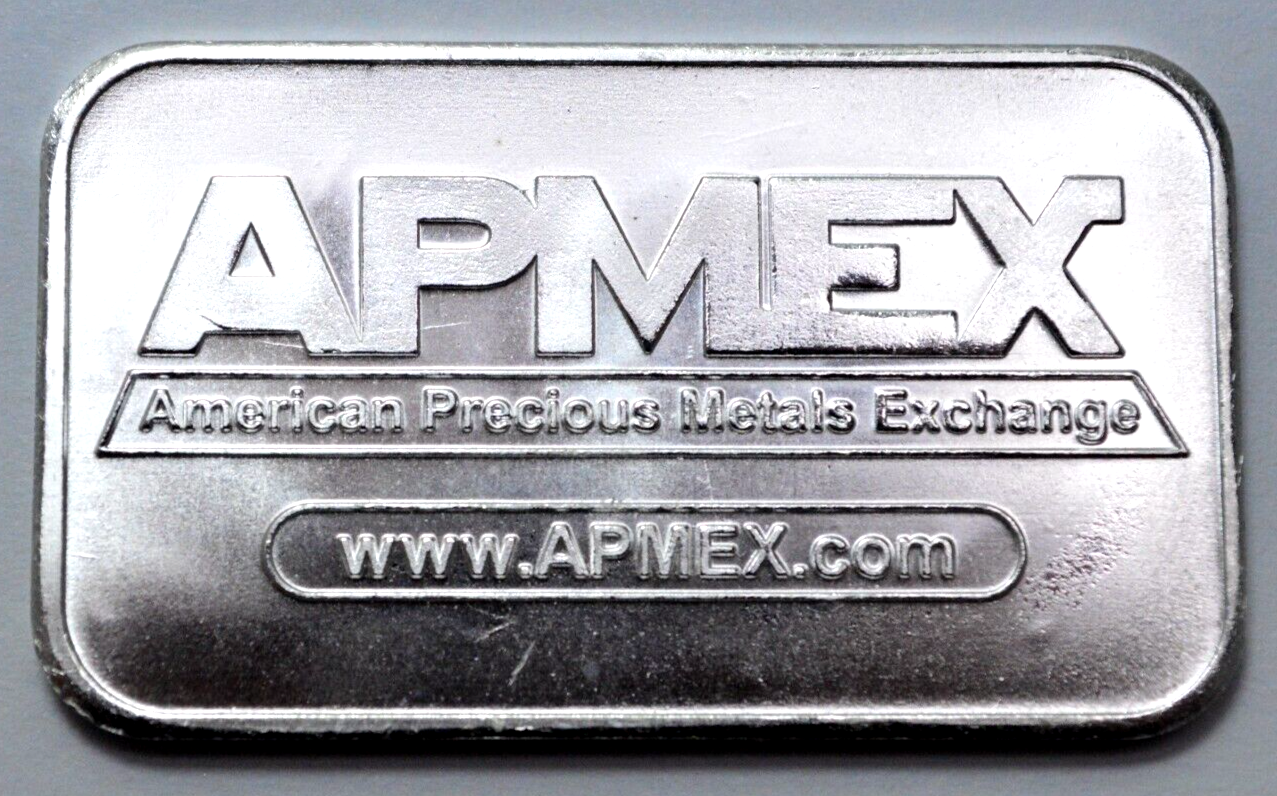 1 OZ 999 SILVER BAR APMEX EAGLE AMERICAN PRECIOUS METAL EXCHANGE ...