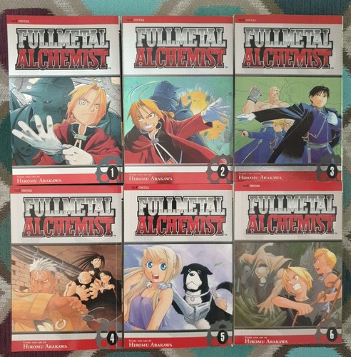 Fullmetal Alchemist Manga Volumes 1 to 6 Hiromu Arakwa (English ...