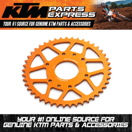 NEW KTM REAR SPROCKET ORANGE 42T TEETH 200 RC 390 DUKE RC ADVENTURE ...