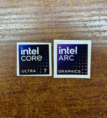 Intel Core i7 Ultra + Intel ARC Graphics Desktop / Laptop sticker label ...