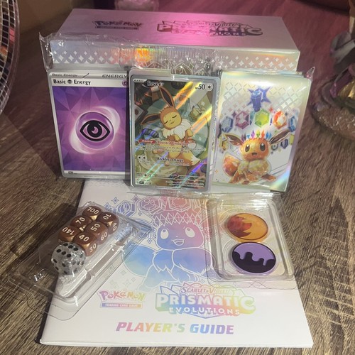 Pokemon Prismatic Evolution ETB Elite Trainer Box 1 PROMO CARD NO PACKS ...