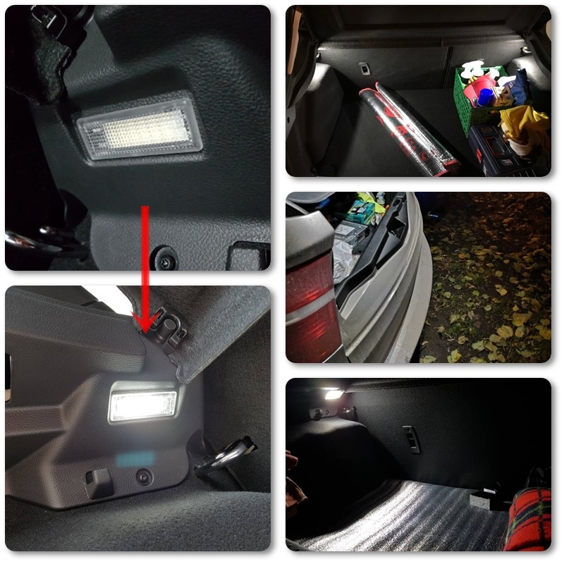 2x LED Courtesy Footwell Door Luggage Trunk Boot Light For BMW Mini ...