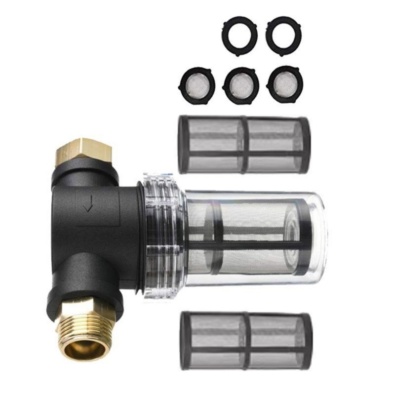 Heavy Duty Inline Water Filter With Mesh Screens For Pressure Cleaning ...