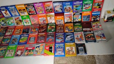 Lot of 58 Atari 2600 Original Games with Box and Manual | eBay
