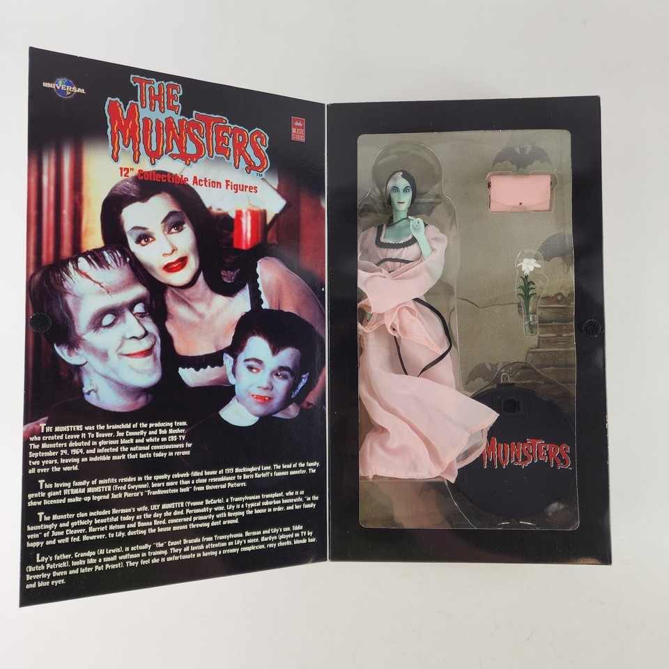 The Munsters 12" Figure COMPLETE SET OF 6 40th Anniversary Majestic ...