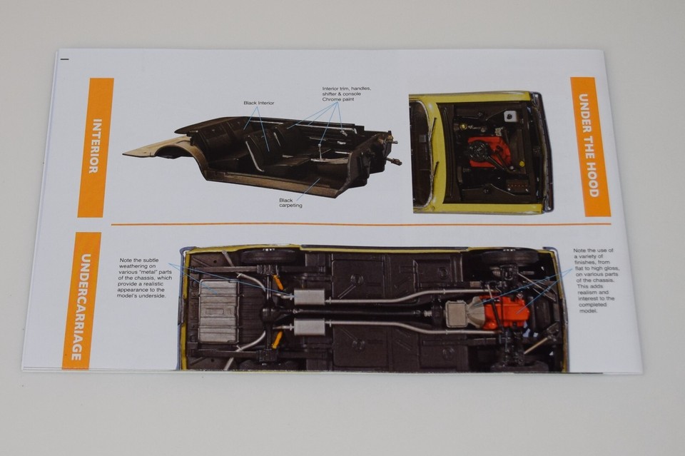 MOEBIUS 1964 CHEVY II NOVA SS 2320 ⭐PARTS⭐ INSTRUCTION BOOKLET 1:25 | eBay
