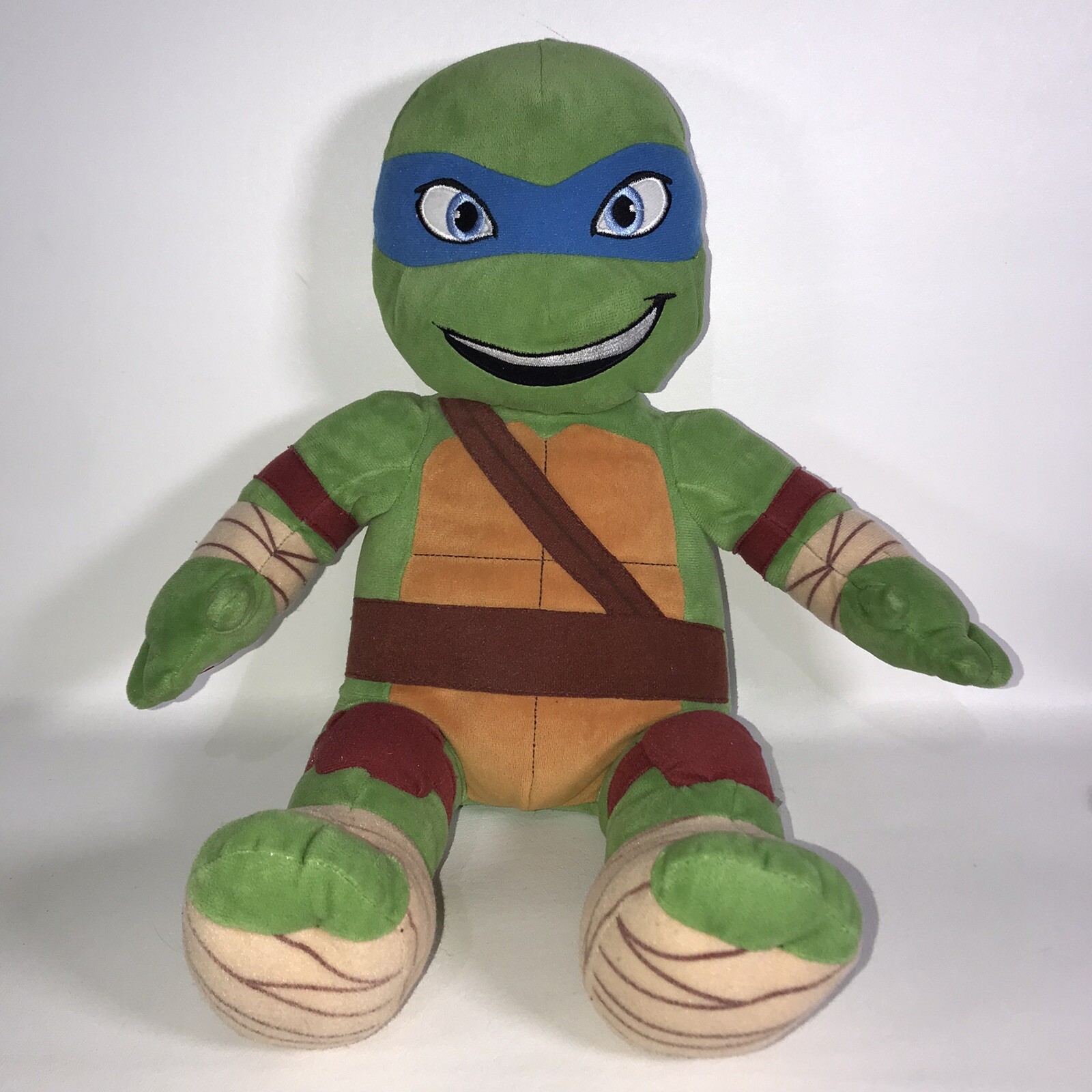 Build A Bear Teenage Mutant Ninja Turtles 18” Leonardo Plush Toy BAB ...