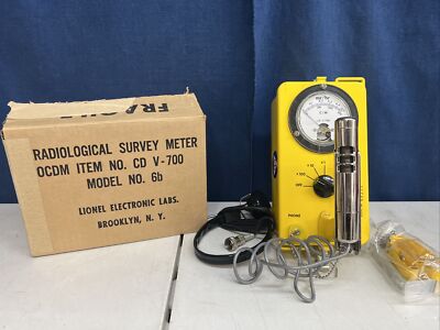 Radiation Detectors & Geigers - 6B Geiger Counter Radiation Detector