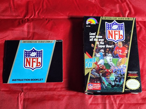 NFL Box & Manual NES Nintendo - NO GAME - Authentic | eBay