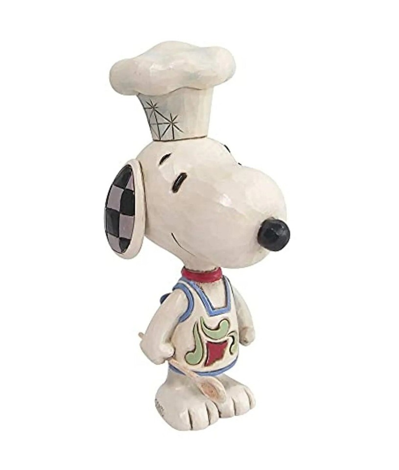 Jim Shore Snoopy Chef Cook Mini Figurine Peanuts NIB Enesco 4”H | eBay
