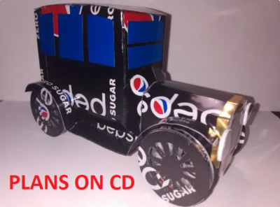 Soda Can Car FORD MODEL T pop can Car PLANS ON CD | eBay