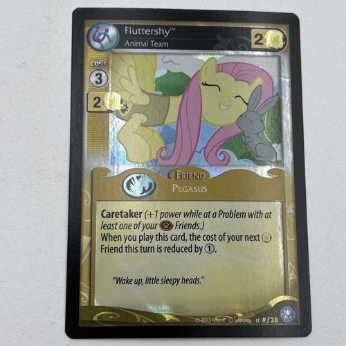 Fluttershy: Animal Team Foil Alpha MLP CCG - Premiere My Little Pony ...