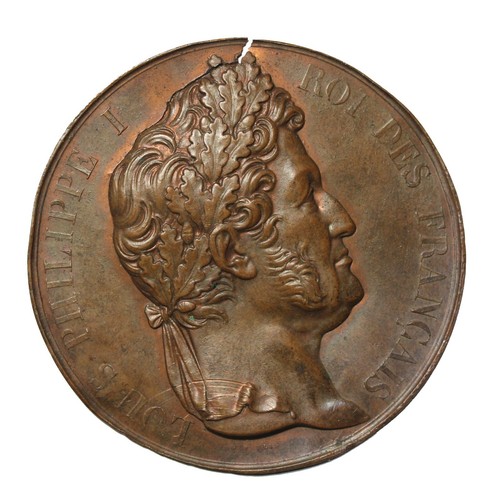France King Louis Philippe Cliche Medal By Andrieu | eBay