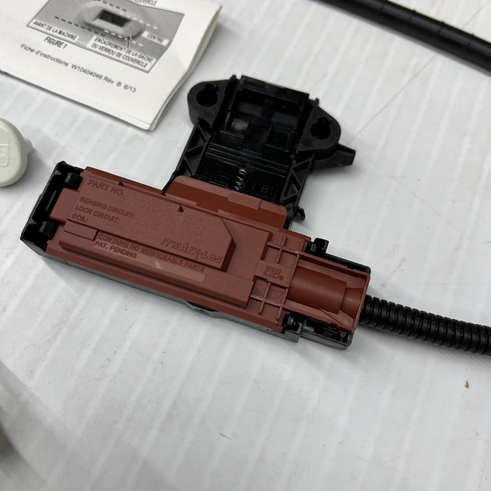 OEM Whirlpool W10404050 Washing Machine Latch Assembly 705124090189| eBay