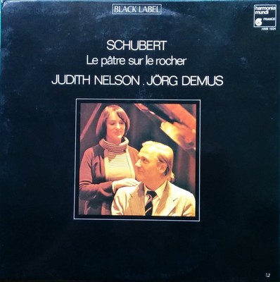 Judith Nelson, Jörg Demus, Franz Schubert, Le Pâtre Sur Le Rocher, (LP ...