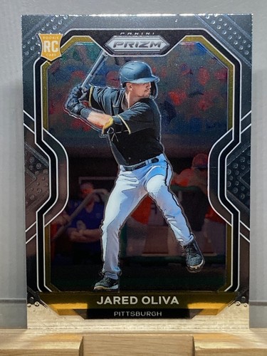 2021 Panini Prizm Jared Oliva #34 Rookie Card RC Pittsburgh Pirates ...