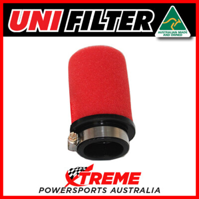 48mm Uni Pod Filter Red Straight Foam MX Motorcycle Pit Bike Go-Kart ...