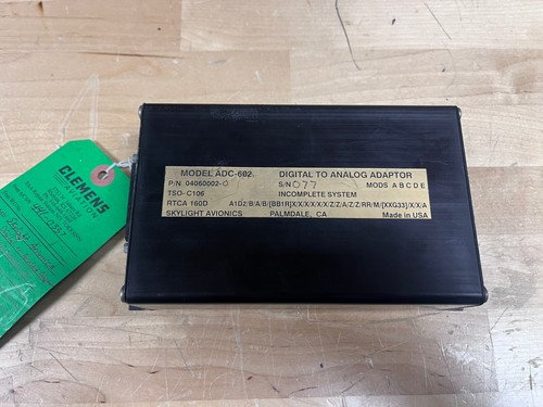 Skylight Avionics Model ADC-602 PN 04060002-0 | eBay