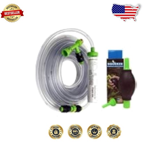 Stressless 25 ft. Siphon Starter Bundle for Effortless Aquarium Water ...