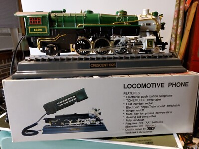 Vintage Train Shaped Telephone- Telemania- Crescent 1925 Steam ...