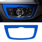 For BMW X3 G01 X4 G02 18-2021 Blue Titanium Headlight Control Button ...