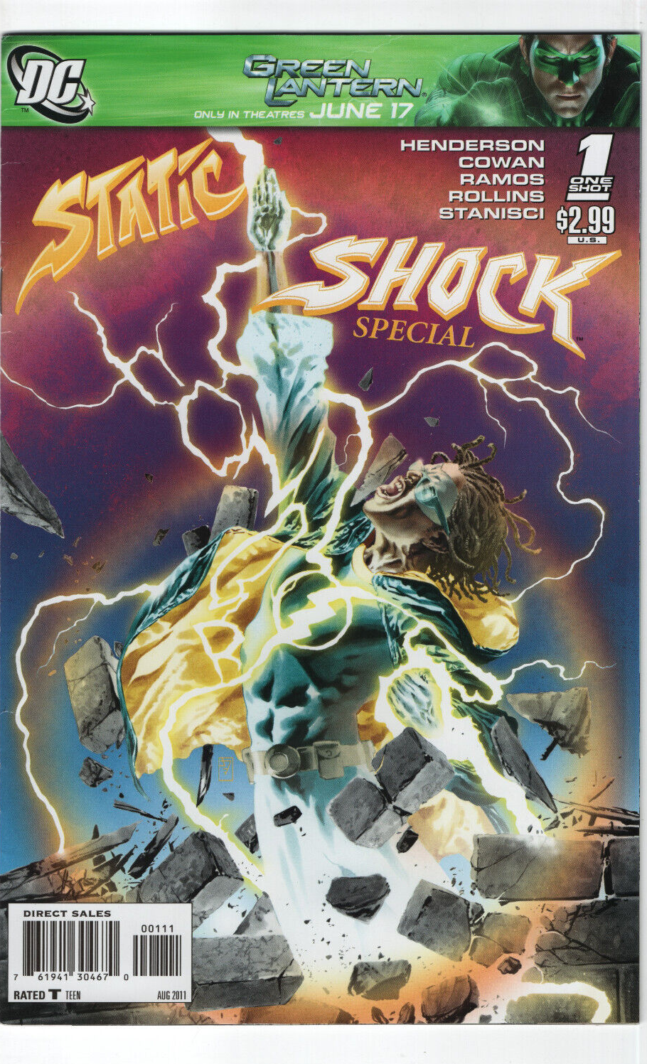 Static Shock Comic Cover