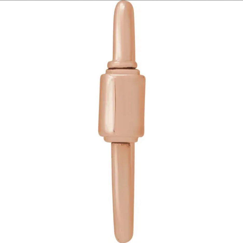 24mm 14k Rose Gold Charm Carabiner Lock Bail Enhancer Extender Pendant ...