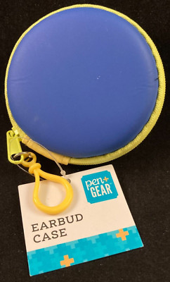 Pen+Gear - Earbud Case - Hard Sides - Zipper -Earbud/Cord Storage ...