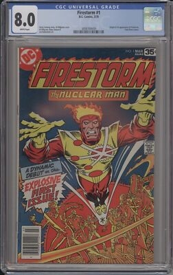 FIRESTORM #1 - CGC 8.0 - ORIGIN AND 1ST APP OF FIRESTORM - CLARK KENT ...