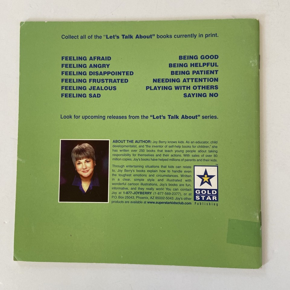 Let's Talk about Feeling Jealous : An Interpersonal Feelings Book by Joy Wilt... 9781586340421| eBay