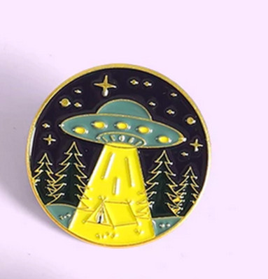 UFO Enamel Pin 1 - Lapel, Tie, Collar, Hat etc LX77 | eBay