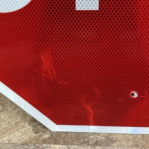 Stop Sign New Old Stock DG3/080 Thick Aluminum 24x24 R1-1 Highly ...