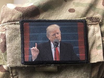 President Donald Trump Morale Patch Tactical ARMY Military USA ...