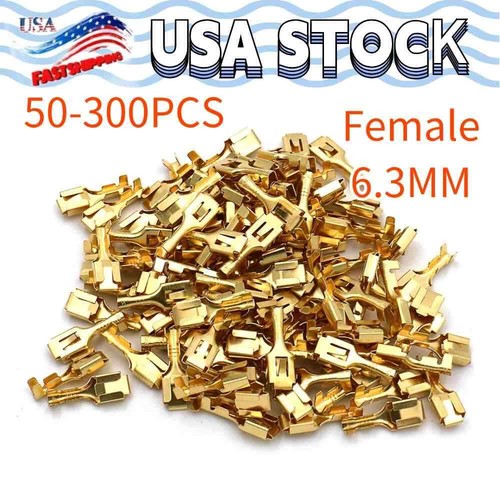 1/4'' Female Spade Quick Splice Crimp Terminals Crimp Connector Non ...