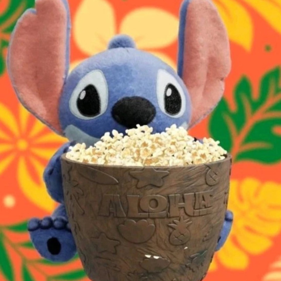 Disney - Lilo & Stitch 2025 - Plush Popcorn Bucket Cinemark Exclusive ...
