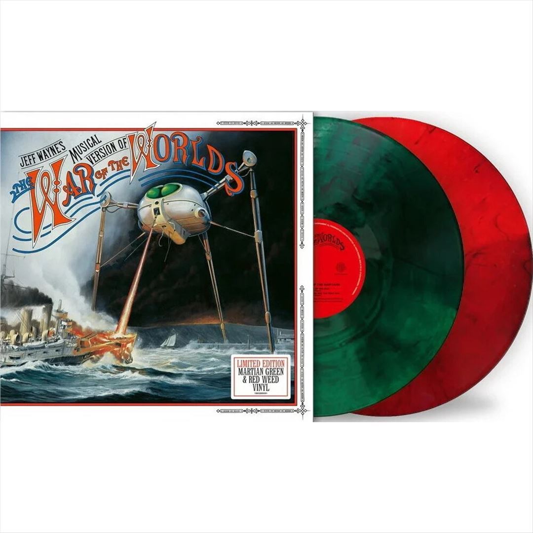War of the Worlds-Martian Green & RED Weed Colored Vinyl by Wayne, Jeff ...