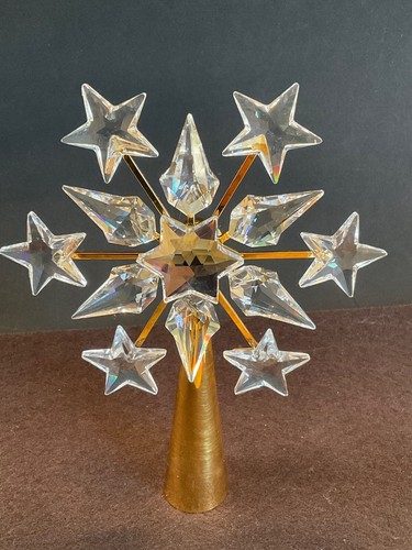 Swarovski Crystal Rockefeller Center Star Tree Topper Retired | eBay