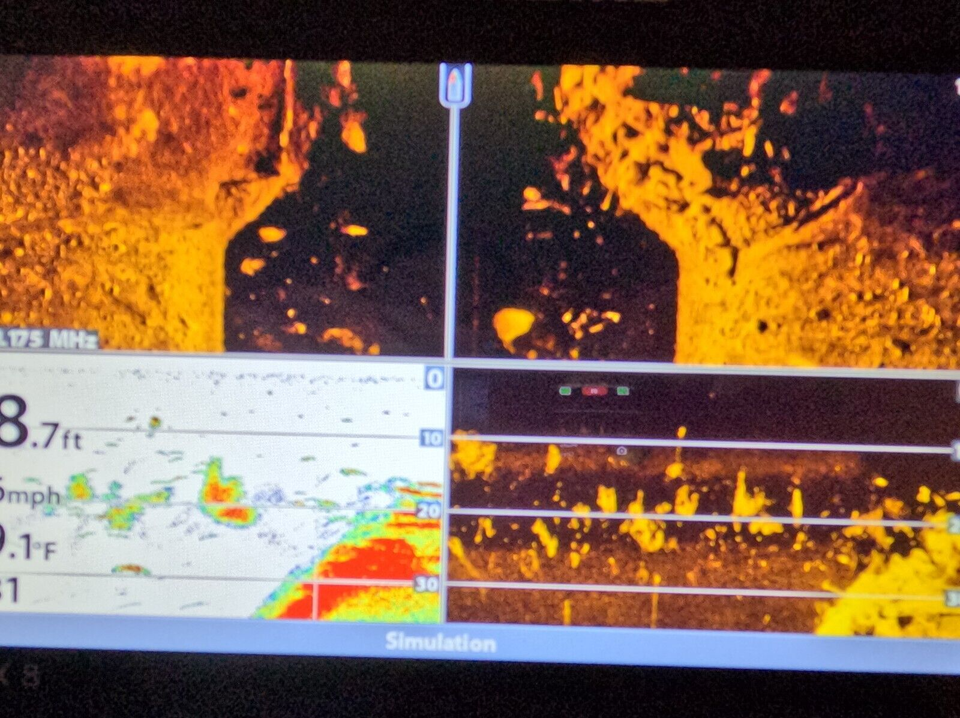 Humminbird Helix 8 CHIRP MEGA SI+ GPS G4N Fishfinder - with transducer ...