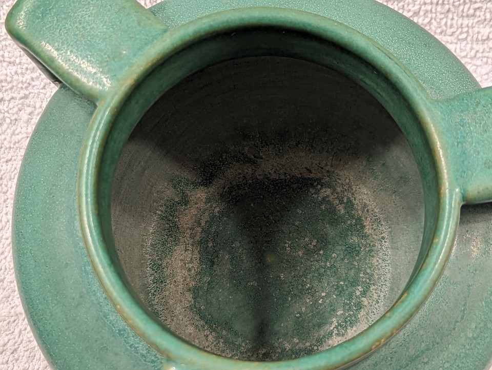 Antique ‘Genuine Bybee’ three-handle Arts and Crafts pottery vase ...